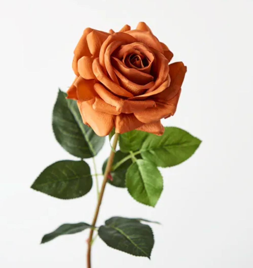Rust real touch rose – Studio Alyssum